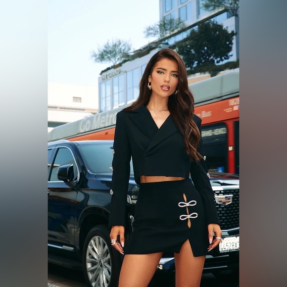 Fashion Nova | Skirts | New Fn Blazer And Skirt Set | Poshmark